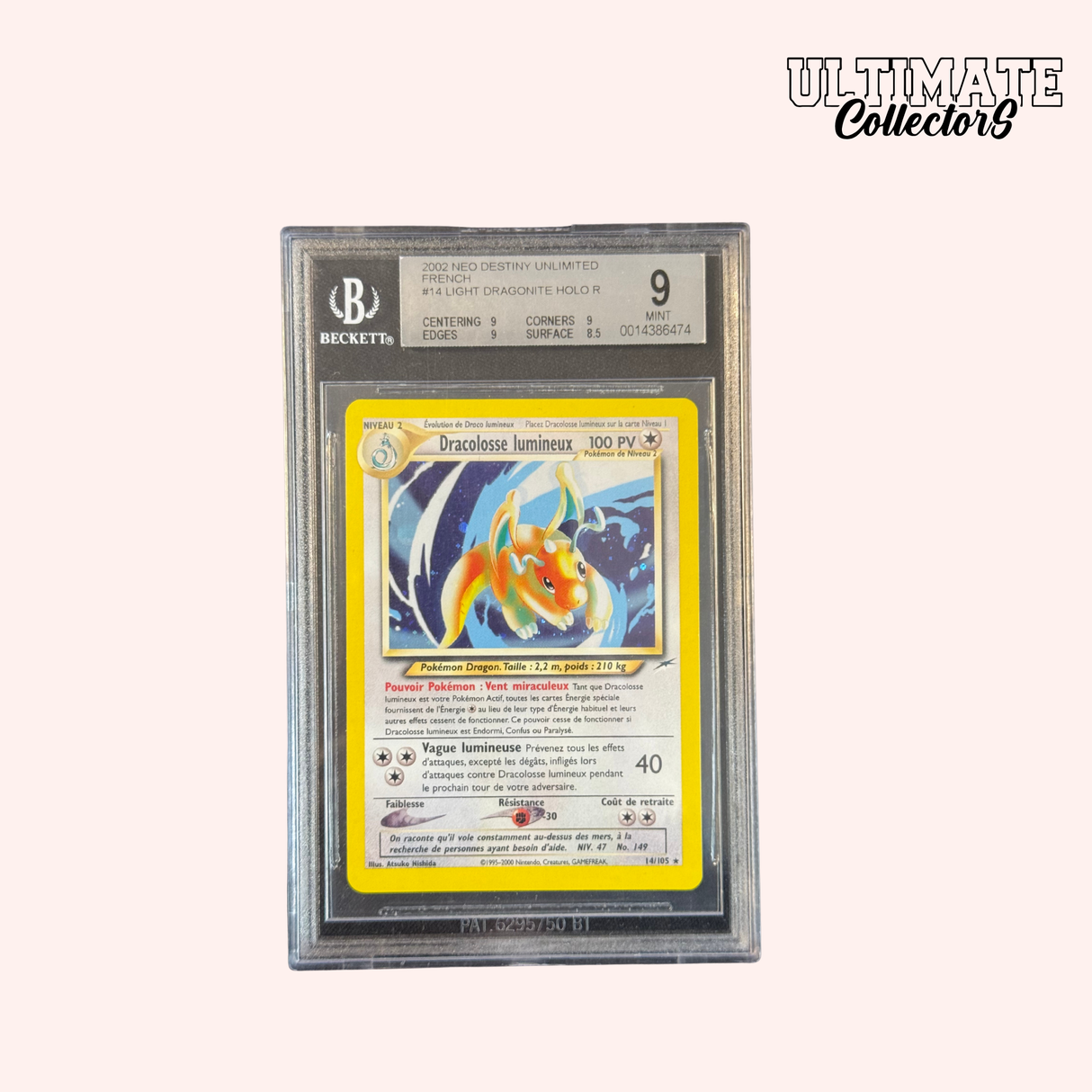 Dracolosse lumineux Holo 14/105 - Neo Destiny – Hikaru