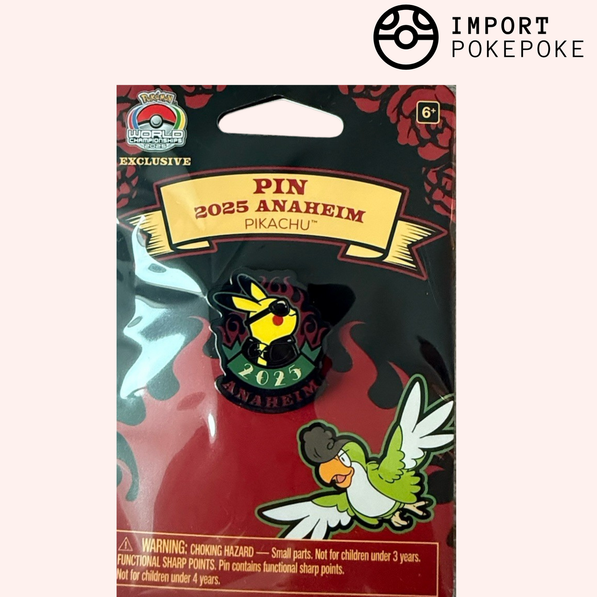 Pikachu Pins - Rockabilly - Anaheim World Championships 2025 – Hikaru