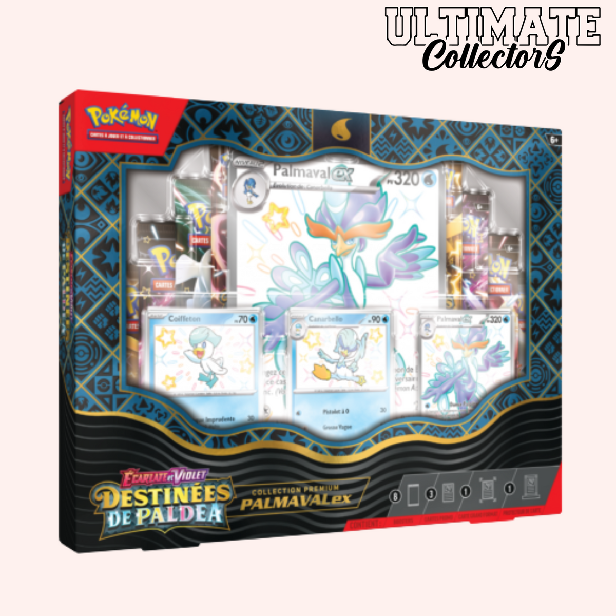 Coffret Premium Pokémon - Palmaval-ex - Destinées de Paldea - EV04.5 ...