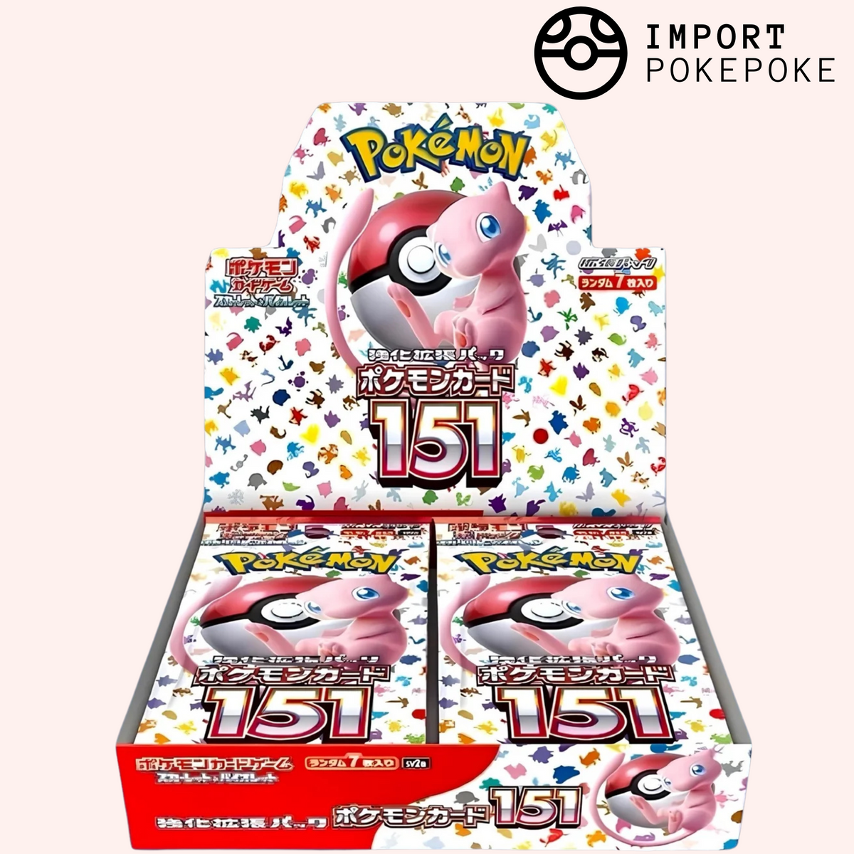 Display Pokémon 151 SV2A Japonais | Édition Limitée – Hikaru